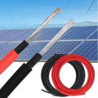 China Type No H1Z2Z2K 1x10mm2 XLPO Tinned Copper Hybrid Solar PV System cable suitable for and safety in solar power networks for sale