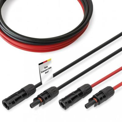 China XLPE Jacket Material DC Solar Cable with 1800V DC Rated Voltage and Tinned Copper Conductor for Solar Power Distribution for sale