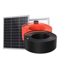 China 6mm2 Flame Retardant DC Solar Cable 100m Roll for Photovoltaic Direct Current Applications for sale