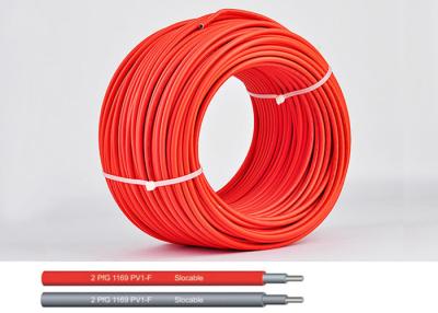 China TUV 1500V DC Solar Cable of 6mm H1z2z1-K 0.6/1.0KV AC double xlpe insulation for sale