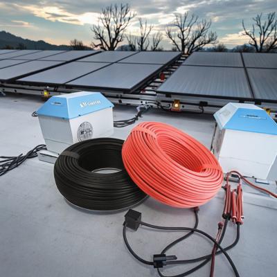 China 1500V Rated Solar Direct Current Cable Waterproof Designed for Solar Energy Transmission and Photovoltaic System Wiring for sale