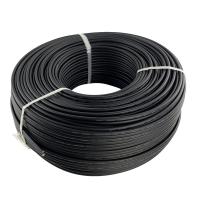 China XLPE Insulation Twin Core Solar Cable 12.5mm Cable Od Durable Weather Resistant Suitable Solar Power Systems for sale