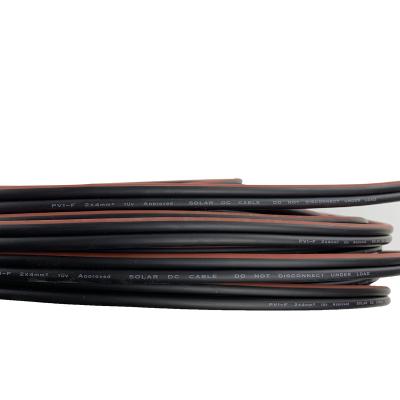 China Thermoplastic Elastomer TPE Outersheathmaterial Twin Core Solar Cable Electric Power Cable and Flexible Cable Suitable for Solar Power Systems for sale