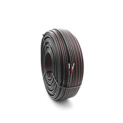 China XLPE Insulated Twin Core Solar Cable Featuring Polyvinyl Chloride PVC or Thermoplastic Elastomer TPE Sheath Suitable for Photovoltaic Systems for sale