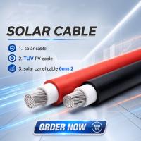 China Type No H1Z2Z2 K 1x6mm2 Solar Direct Current Cable Rated at Test Voltage 6500V Engineered for Solar Power System Connectivity for sale