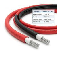 China Waterproof Solar Direct Current Cable with Flameretardant Properties Ensuring Stable and Safe Solar Energy Transmission for sale