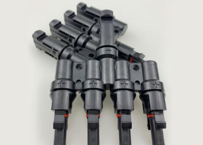 China 4 To 1 Solar Branch Connector with Simple Assembly Anti-UV PPO Material and High Current Carrying Capacity for sale