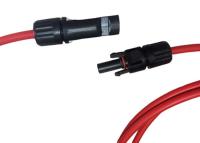 China UV Resistant DC 1000V PV1-F 1x6mm2 Extension Cable for sale