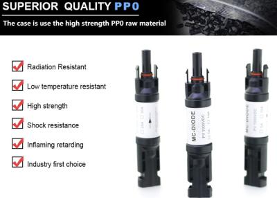 China PPO Solar Diode Connector 15A 20A 1000V DC IP67 Waterproof for Solar Modules for sale