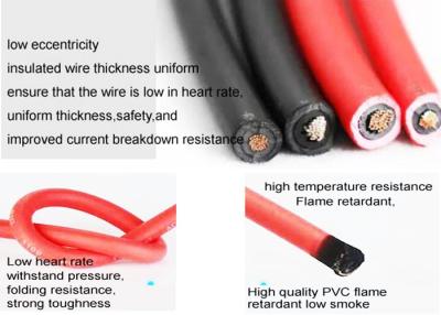 China 4mm² XLPE 12AWG PV DC Solar Cable - 1500VDC 70A TUV Certified Flame Retardant Single Core for sale