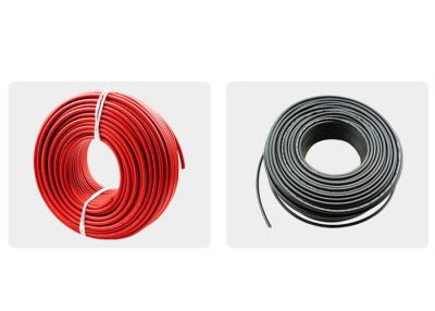 China Black 4 Sqmm Copper Core Solar Power Cable For Photovoltaic System for sale