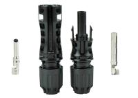China 1500V PV SOLAR PLUGS COMPATIBLE CONNECTORS FOR 2.5 TO 6mm CABLE for sale