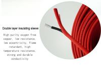 China Flame Retardant CE 1.5KV 40A 4mm2 Copper Tinned DC Solar Cable for sale