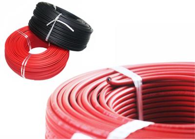 China Red EN50618 XLPE Insulation 4mm 1500V DC Solar Cable for sale