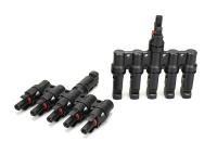 China IP67 Waterproof 1000VDC 30A 1 To 5 T Branch Connector for sale