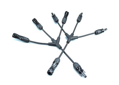 China 3 T 1 PPO Insulated 1500VDC Solar Panel Branch Connector for sale
