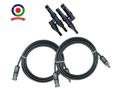 China 1500vdc 30 Feet 10awg Solar Extension Cable Sunlight Resistant for sale
