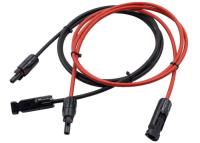 China 10 Meter Dual Connector 4mm2 6mm2 Solar Extension Cable for sale