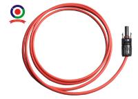 China Solar Panel 6/4/2.5mm2 PV Copper Wire With Connector Extension Cable 10/12/14AWG for sale