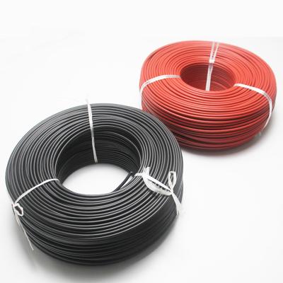 China 100m Black Solar PV Double Insulated LSZH 4mm2 single core DC cable for sale
