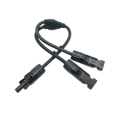 China Y Type PV Solar Panel Branch Connector 1000VDC 30A IP67 Rated with CE Certificate for Solar Power Systems for sale