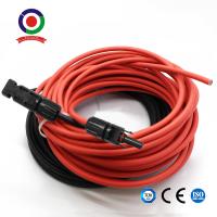 China Red 1800vdc 1 Pair 10 Feet 4mm Solar Pv Cable for sale