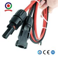 China 20m 4mm Single Core Solar Extension Cable With Male And Female Connectors for sale