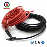 China 1 Pair Of 6m 20feet 10awg Solar Extension Cable With Connector Female And Male for sale