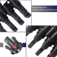 China M/4F And F/4M Solar Energy Panel T Branch Connectors Cable Coupler Combiner for sale