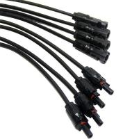 China PV Solar Panel Y Branch Cable Wire Connector 1000V 30A For PV Connectors 1 Pair for sale