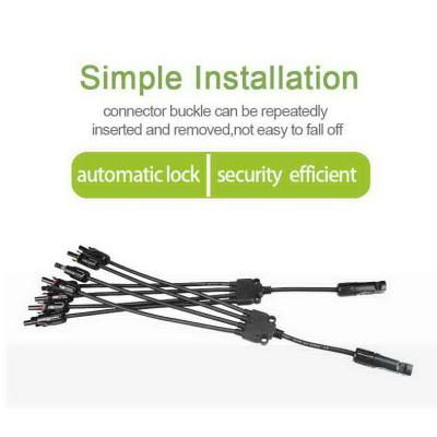 China 1 Pair PPO 4 Way Y Branch Connector For Solar Panel for sale