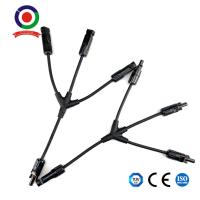 China Fireproof  Low Power Loss M/3F F/3M Solar Branch Connector for sale