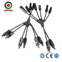 China 1 Pair 3T1 Y Branch Solar Panel Parallel Connectors for sale