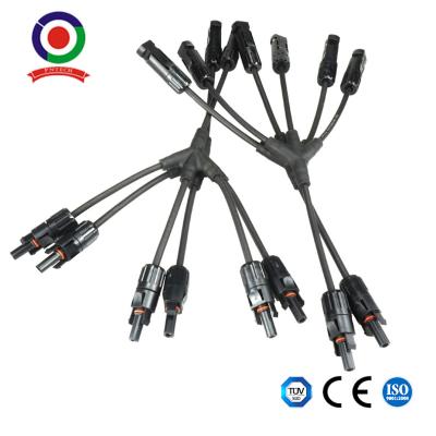 China 1 Pair 3T1 Y Branch Solar Panel Parallel Connectors for sale