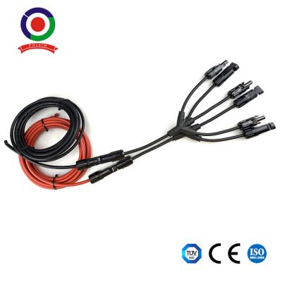 China IP67 3 To 1 Y Branch Solar Panel Parallel Connectors MFFF MMMF for sale