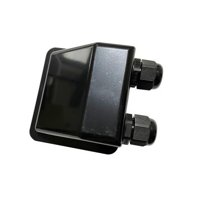China Waterproof ABS Double Cable Solar Panel Entry Gland 6-12mm with IP67 Rating for 2-6mm² Cables for sale
