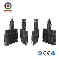 China 2 Pairs Solar Branch Connector T Type 1 To 4 MMMMF + FFFFM For Parallel Connection for sale