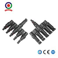 China 1 Male To 5 Female And 1 Female To 5 Male T Branch Connectors Cable Coupler for sale