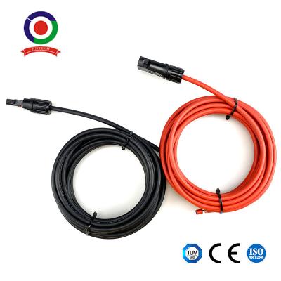 China TUV 1500V Waterproof Practical Solar Power Extension Cable Lead L Type Assembly for sale