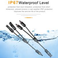 China 1000v 30a Pv Ip67 Solar Panel Parallel Connectors 1 Pair for sale