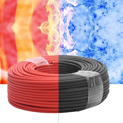 China 4mm² 100m DC1.8KV Single Core Solar Cable Red Black for sale