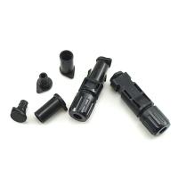 China Waterproof IP67 Power MC4 Solar Panel Connectors 1000V Crimp Set Male Female for sale