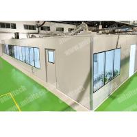 China Modular Clean Room Laboratory Dust Free Cleanroom Class 100-100K H14 HEPA Filter for Pharmaceuticals for sale