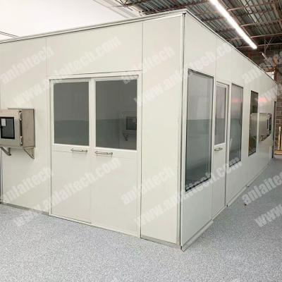 China Modular Clean Room ISO 7 Class 10000 with H14 HEPA Filter 220V 60Hz for sale