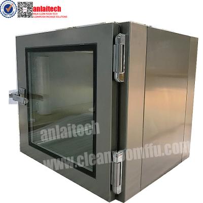 China Medical Pass Box with UV Sterilization System 600x600x600mm Stainless Steel for sale