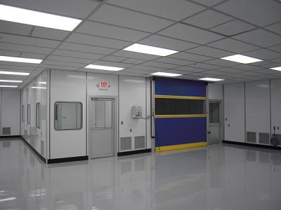 China Clean room China modular cleanrooms with Fast rolling door for sale
