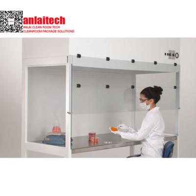 China Laminar Flow Clean Bench 1500mm Width HEPA Filter Class 100 ISO 5 for sale