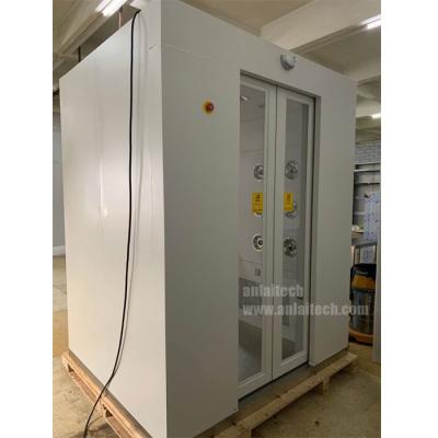 China Class 100 Automatic Door Air Shower for Clean Room 1200x1000x2180mm for sale