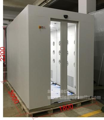 China Automatic induction door carg air showers clean room equipment for sale