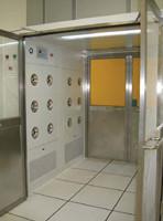 China Clean Room Cargo Air Shower Purifying Equipment 1200mm Width 220V 50Hz for sale